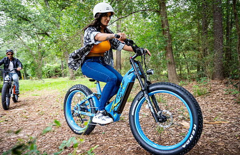 Trax 52V Step-through All-Terrain Full Suspension Air-shock Ebike | 75
