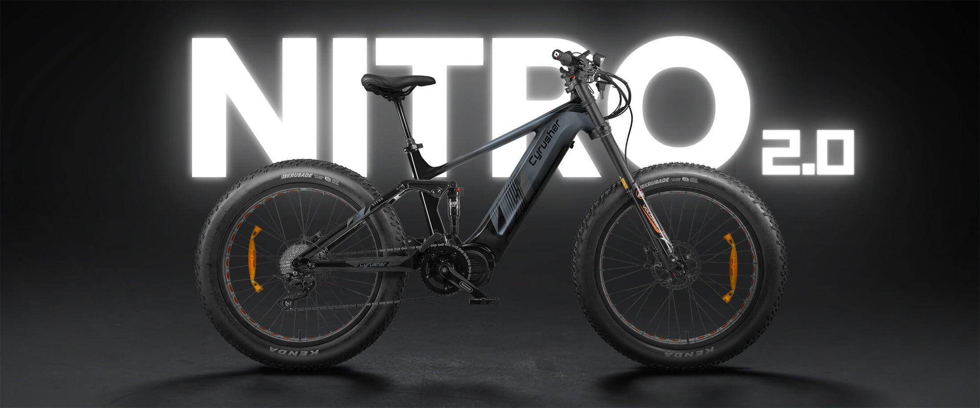 Nitro Mountain Mid-Drive All Terrain Air Shock Ebike – Cyrusher Sports