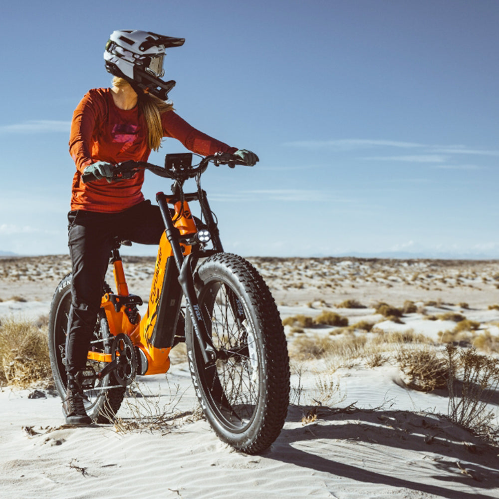 Trax 24‘’ Step-through All Terrain Air Shock Ebike – Cyrusher Sports